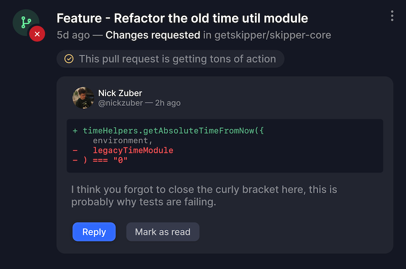 Skipper — AI powered GitHub assistant